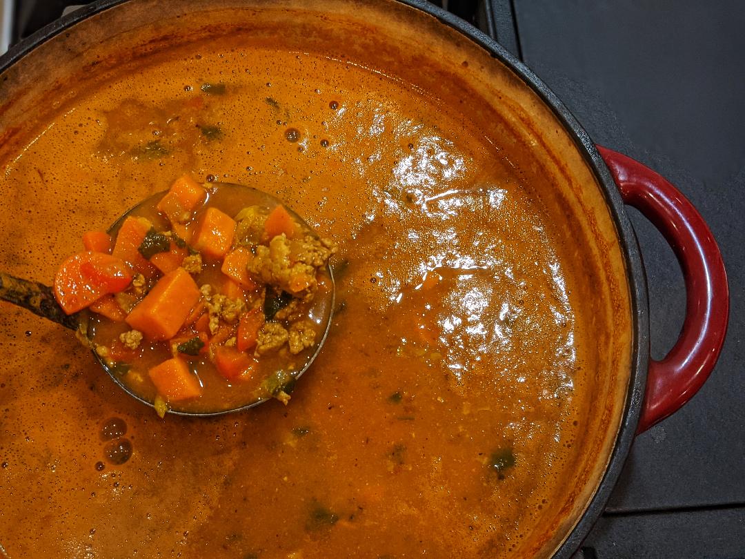African Curried Chicken Soup - Move Daily
