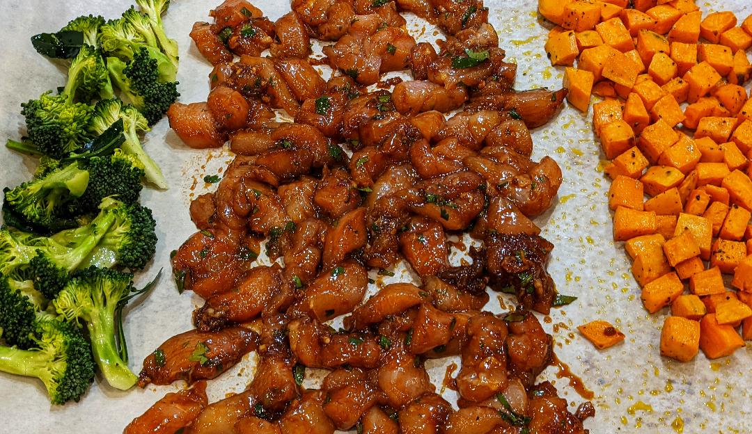 Roasted Korean Chicken Gochujang Bowl - Move Daily